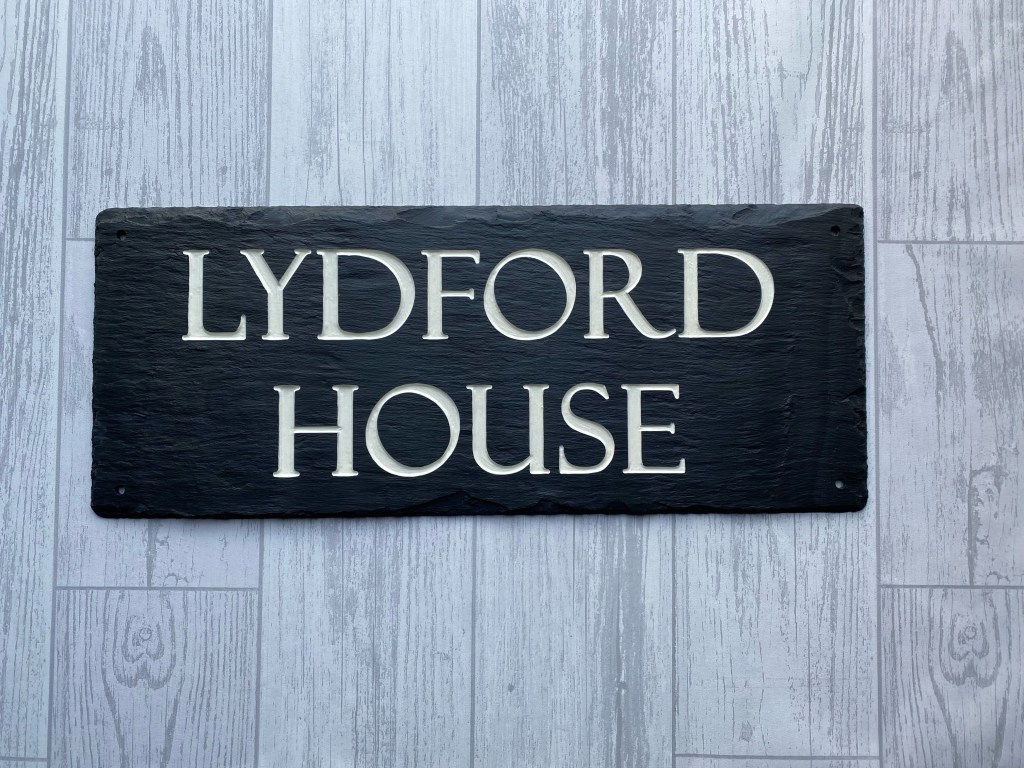 House Signs - slate and oak house signs, in various sizes and designs